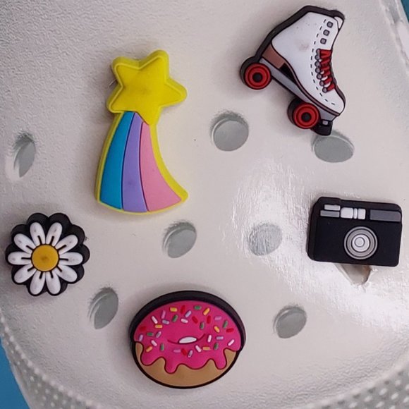 CROCS | Accessories | Jibbitz Crocs Charms Uniquely You Retro 5piece ...